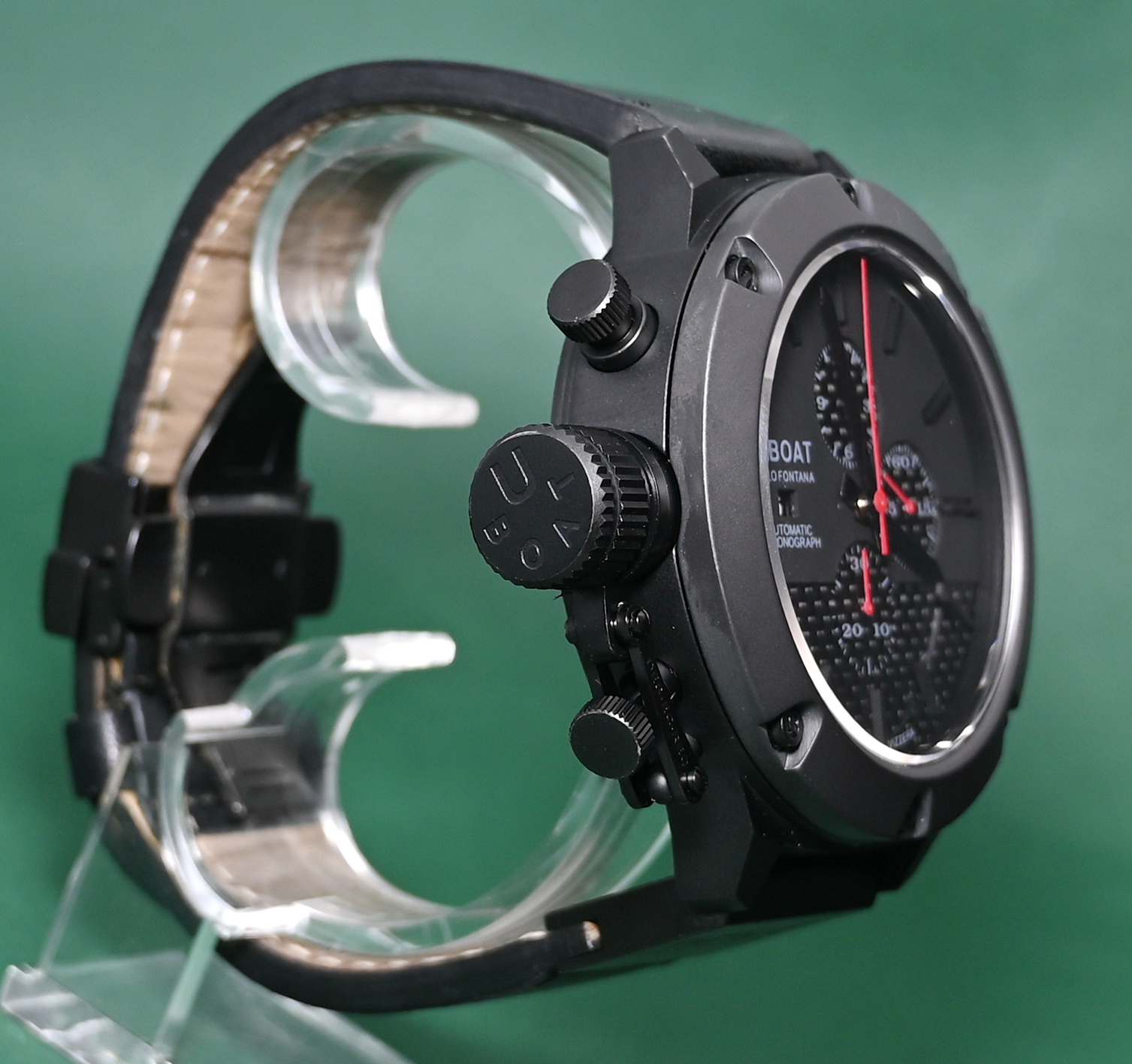 Classico 6549 Titanium Limited Automatic Chronograph Date 53mm Black Dial - Ora24