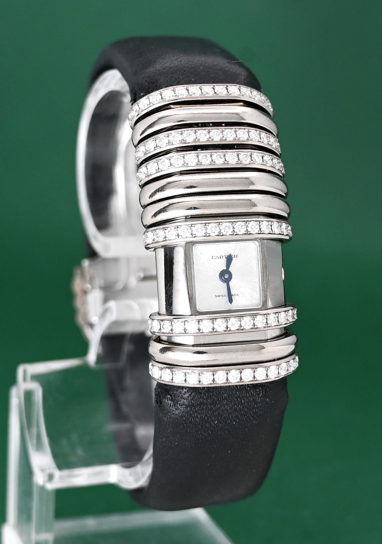 Declaration 2611 Unique MasterPiece 18k White Gold Six Sliding Bands ...