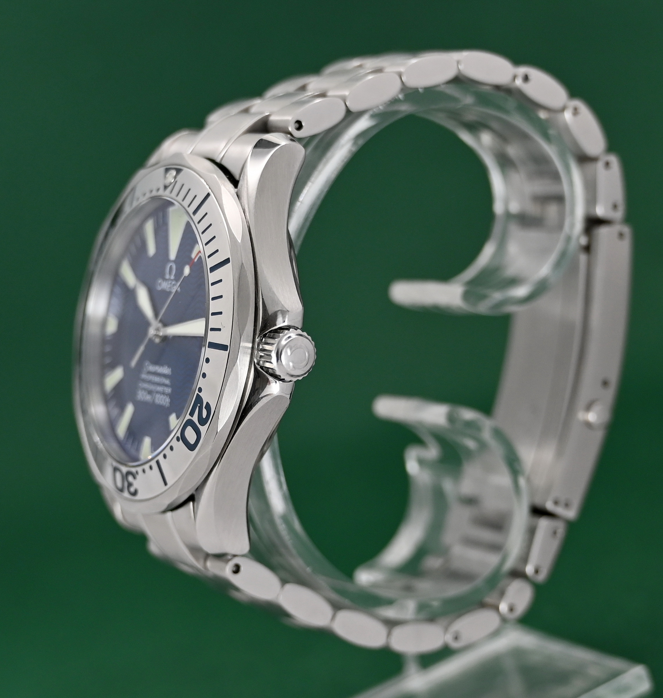 Seamaster Diver 300M 22558000 Automatic Date 41mm Blue Dial Stainless ...