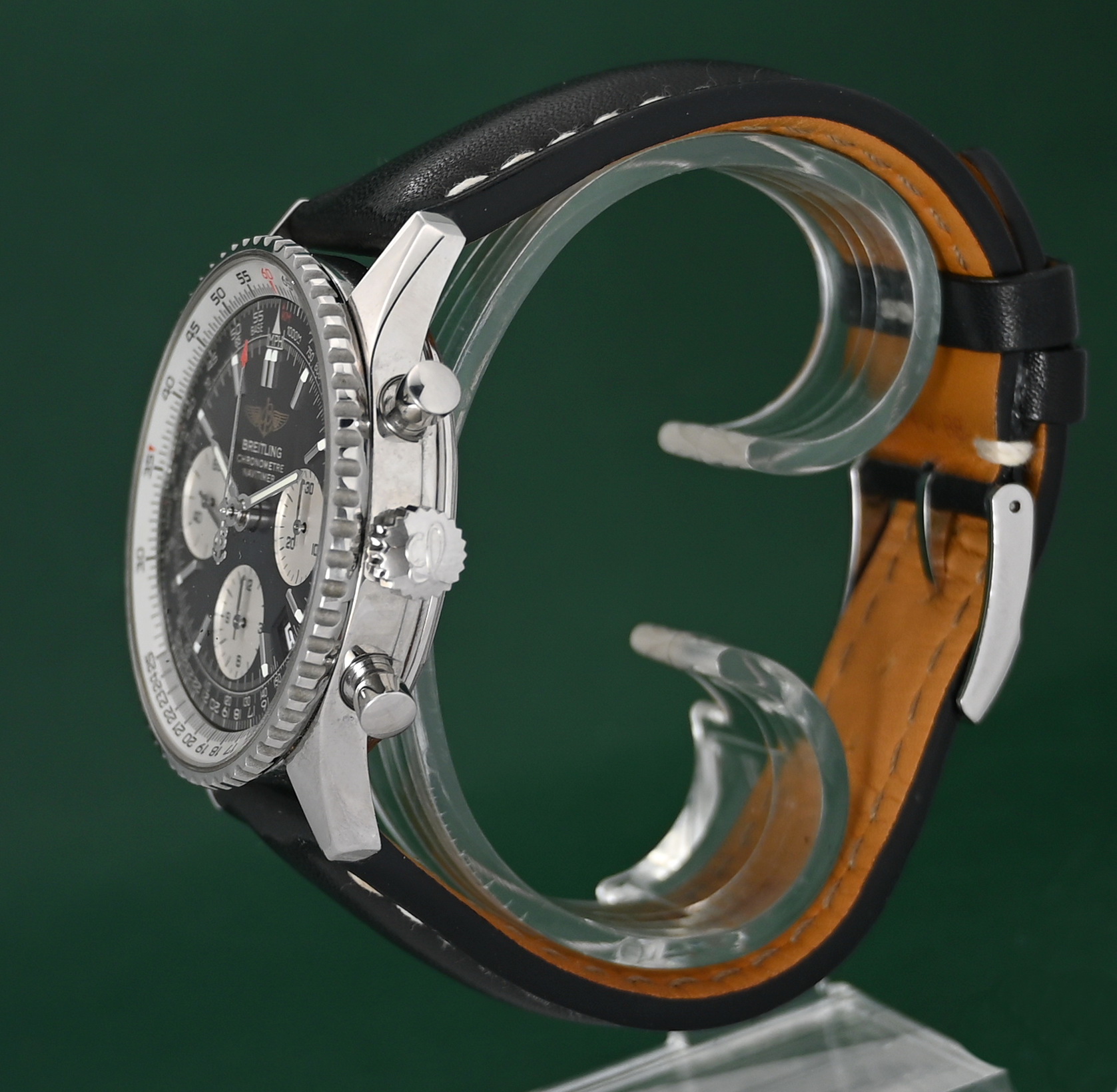 Navitimer A23322 Automatic Chronograph Date 42mm Black Panda Dial Full ...